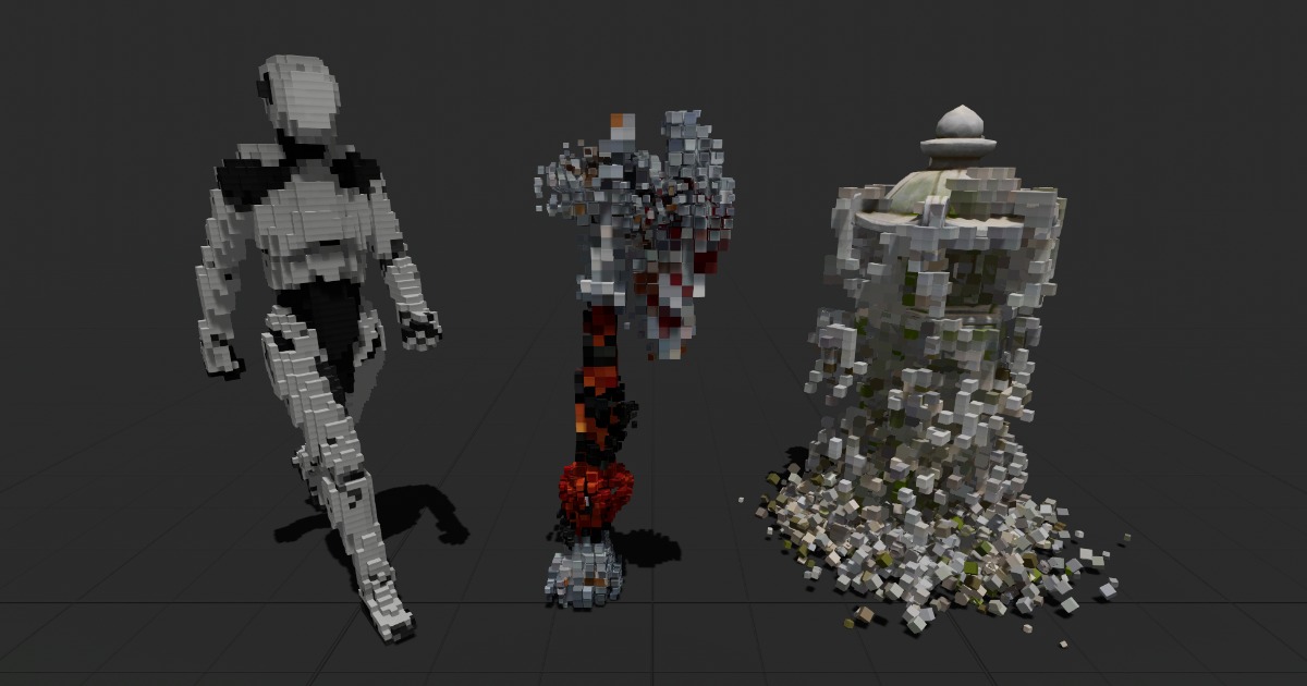 Dynamic Voxelizer | VFX Particles | Unity Asset Store