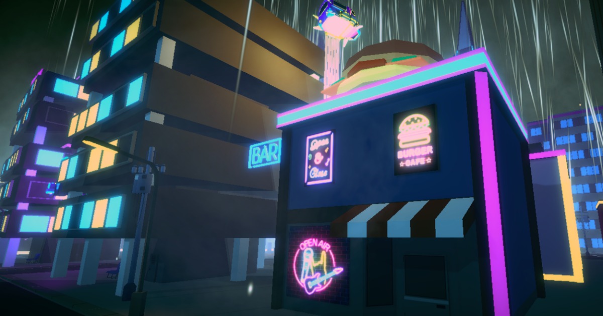 3D Neon Capital City - Low Poly Urban Environment for Unity | 3D Sci-Fi | Unity Asset Store