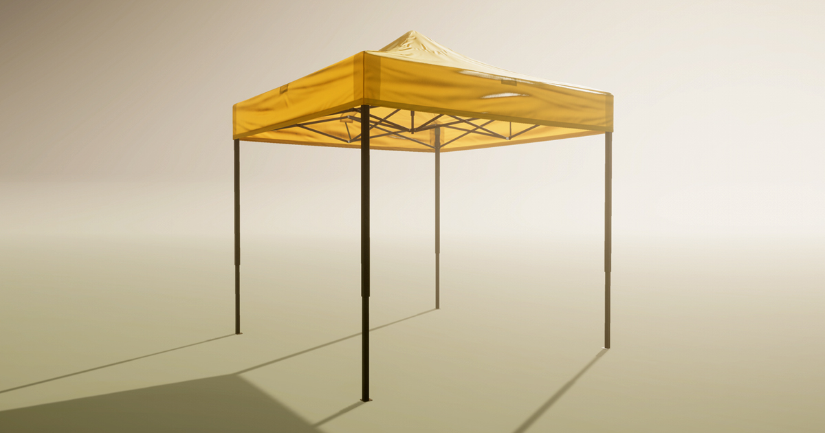 Pop-Up Gazebo | 3D Exterior | Unity Asset Store