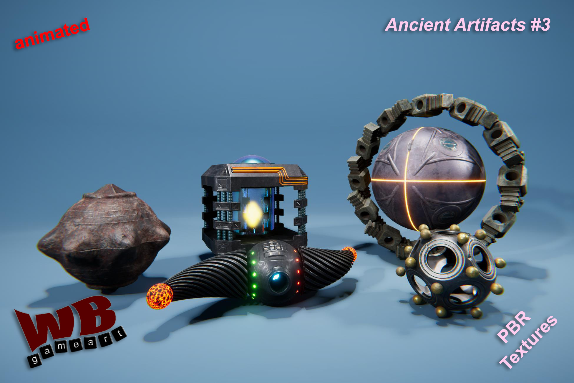 Ancient Artifacts #3 Package | 3D Props | Unity Asset Store