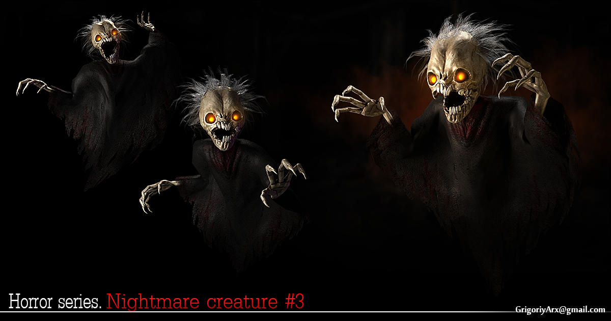 Nightmare Creature #3 | 3D Creatures | Unity Asset Store
