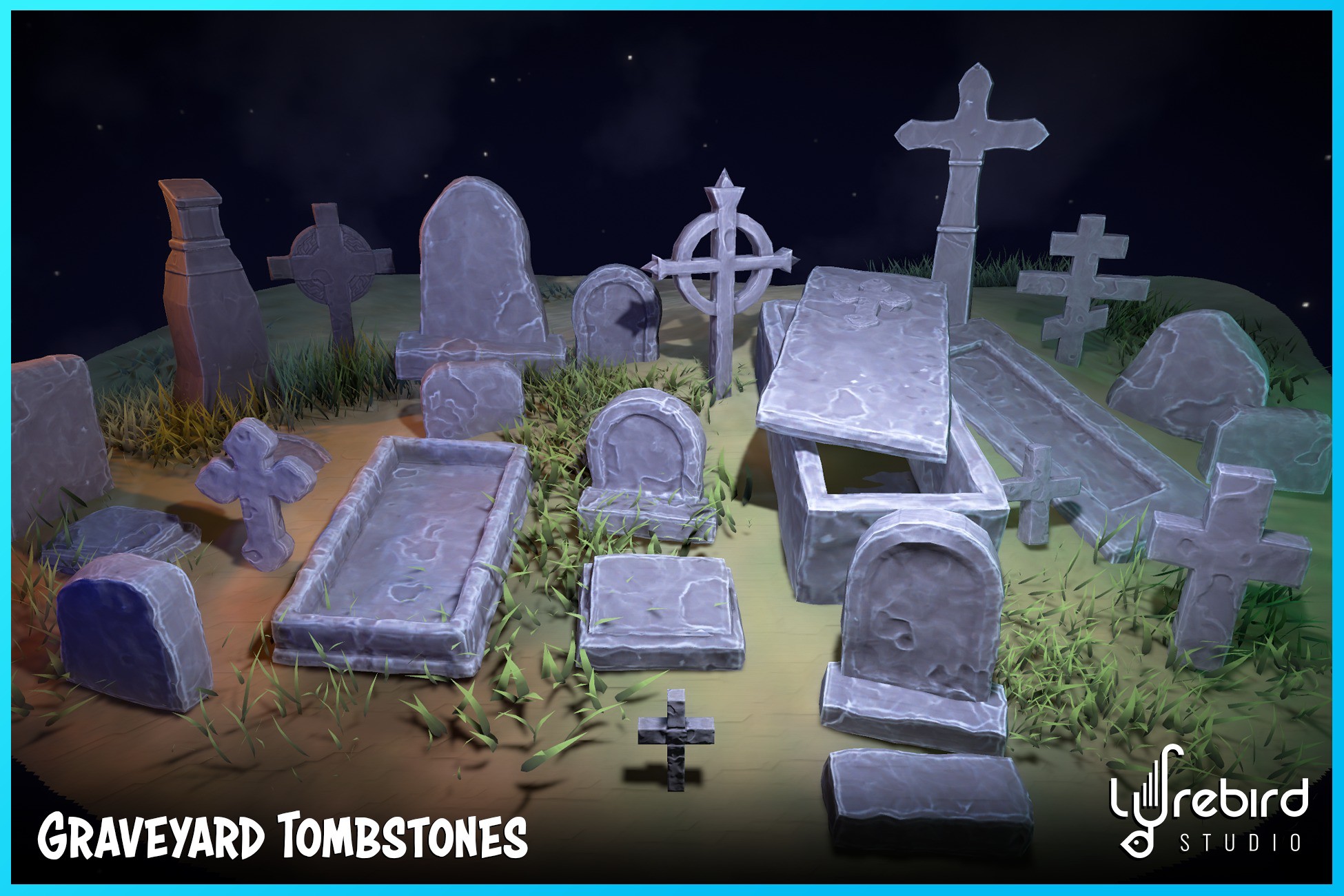 Graveyard Tombstones | 3D Environments | Unity Asset Store