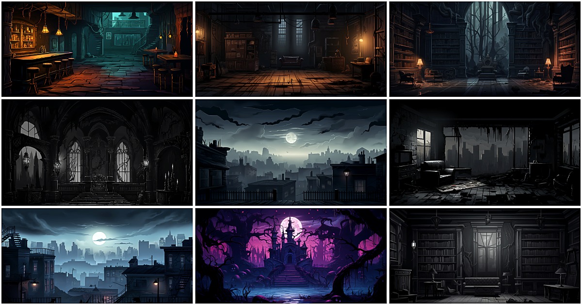 BACKGROUND - Fantasy Noir 2 | 2D Environments | Unity Asset Store