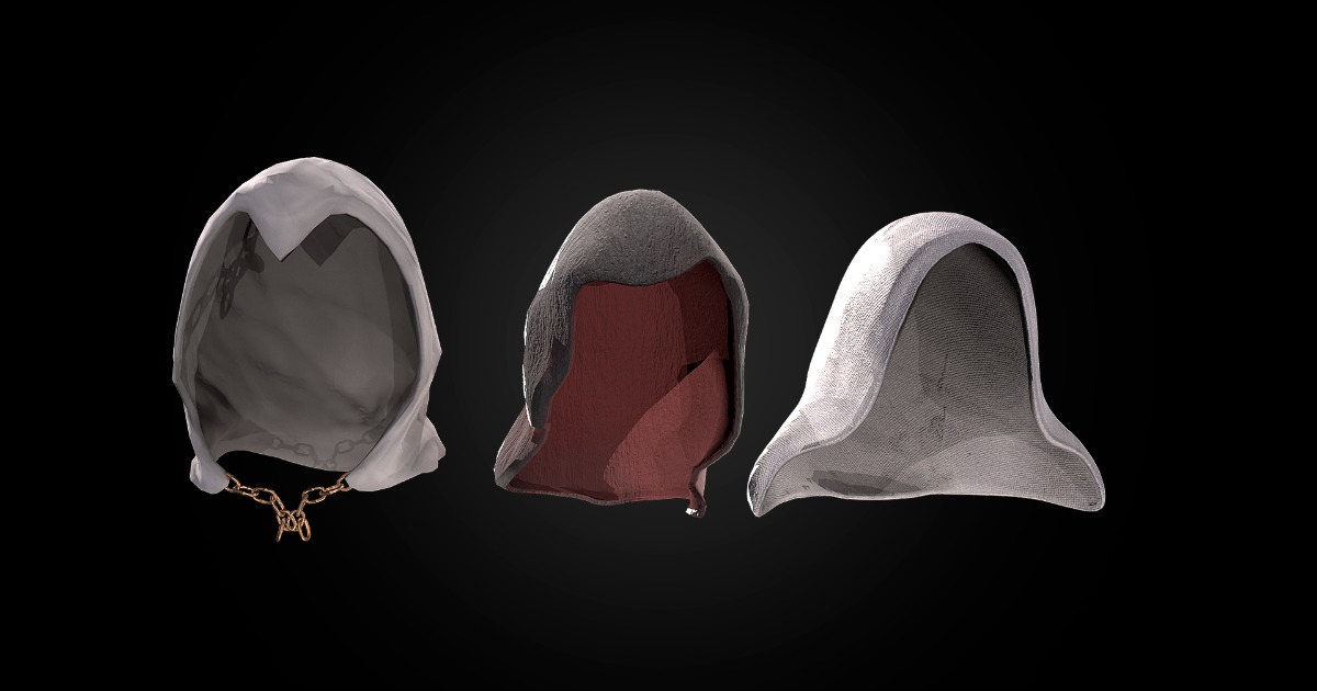 Assassin Hood Pack | Props | Unity Asset Store