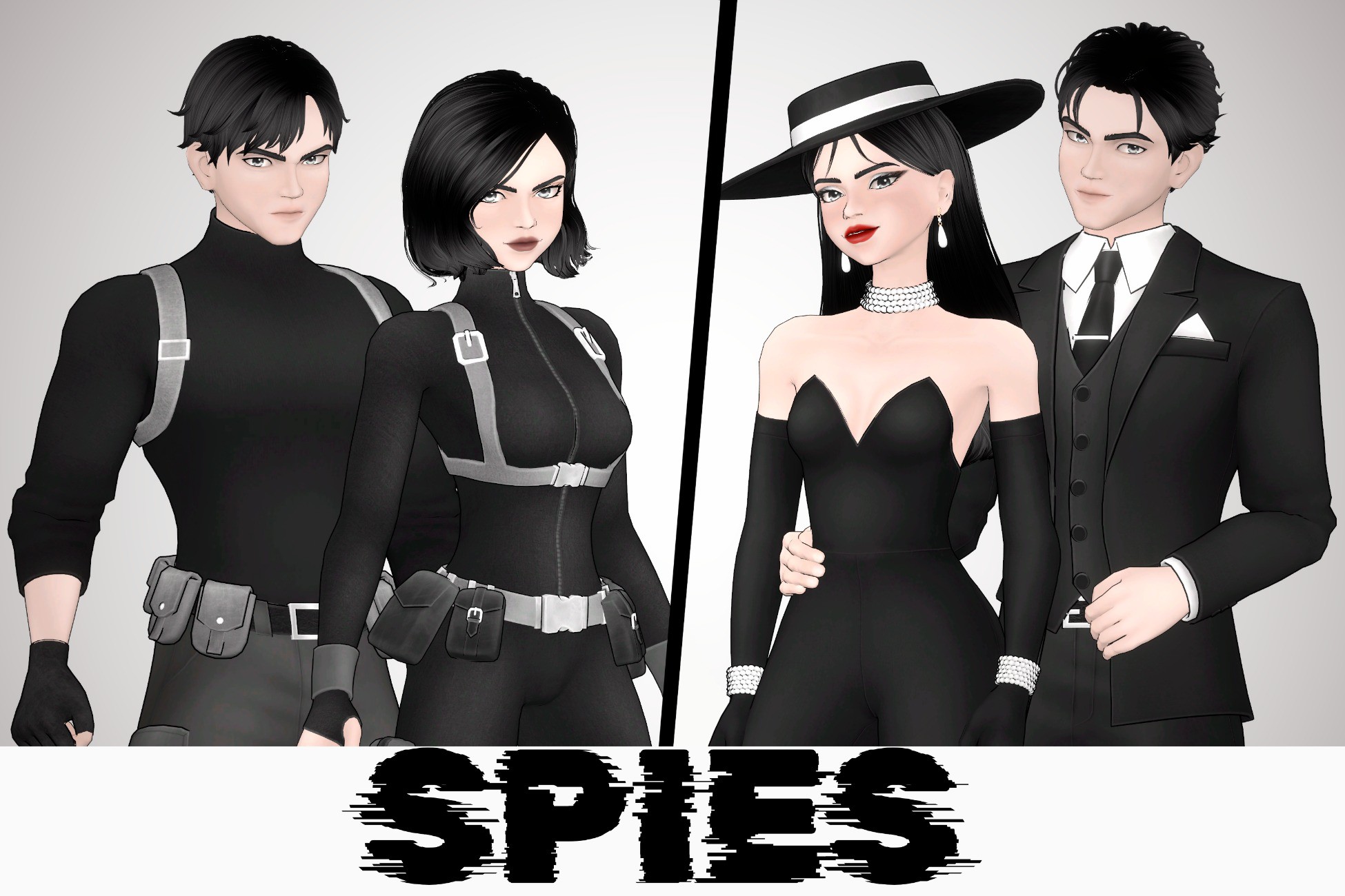 Spies: Male and Female | Characters | Unity Asset Store