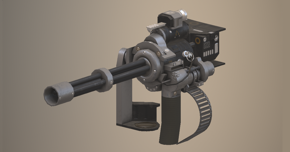 Deck MiniGun | 3D 무기 | Unity Asset Store