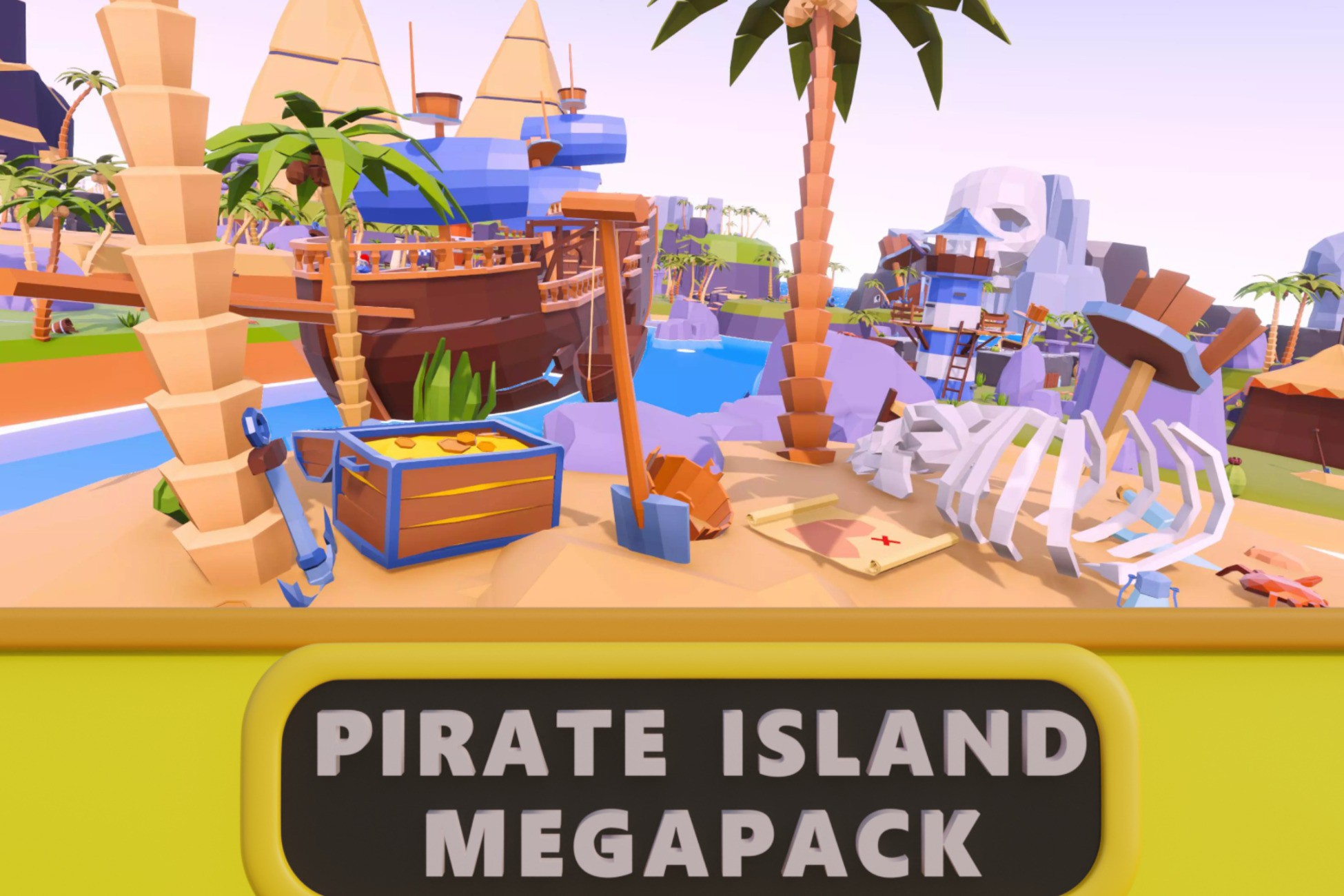 Pirate Island Megapack - Low Poly URP - Refreshed | 3D Environments ...