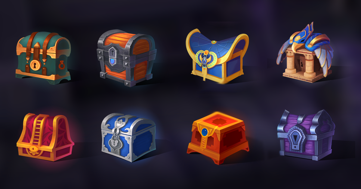 Mythical Chests | 2D Icons | Unity Asset Store