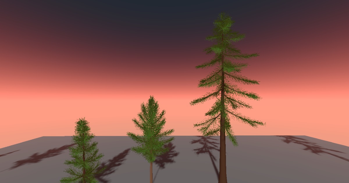 Low Poly Pine Trees Pack With High Quality Animations | 3D Trees ...