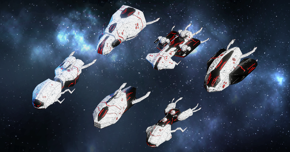 Spaceship Alien Corvettes | 3D Space | Unity Asset Store