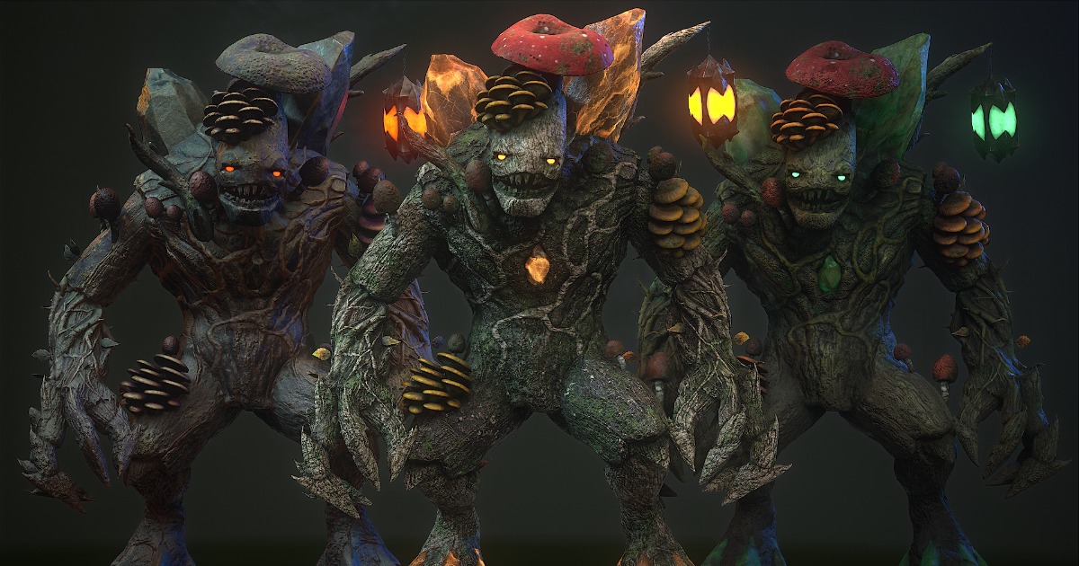 Mushroom monster 5 | Characters | Unity Asset Store