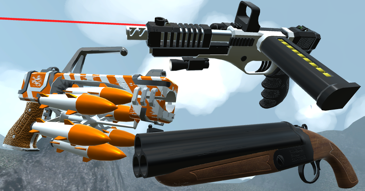 Zoumar's Gun Pack 01 | 3D Guns | Unity Asset Store