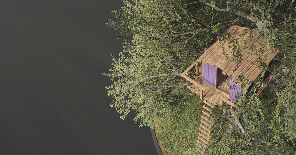 PBR Assets - Cozy Tree House | 3D Exterior | Unity Asset Store