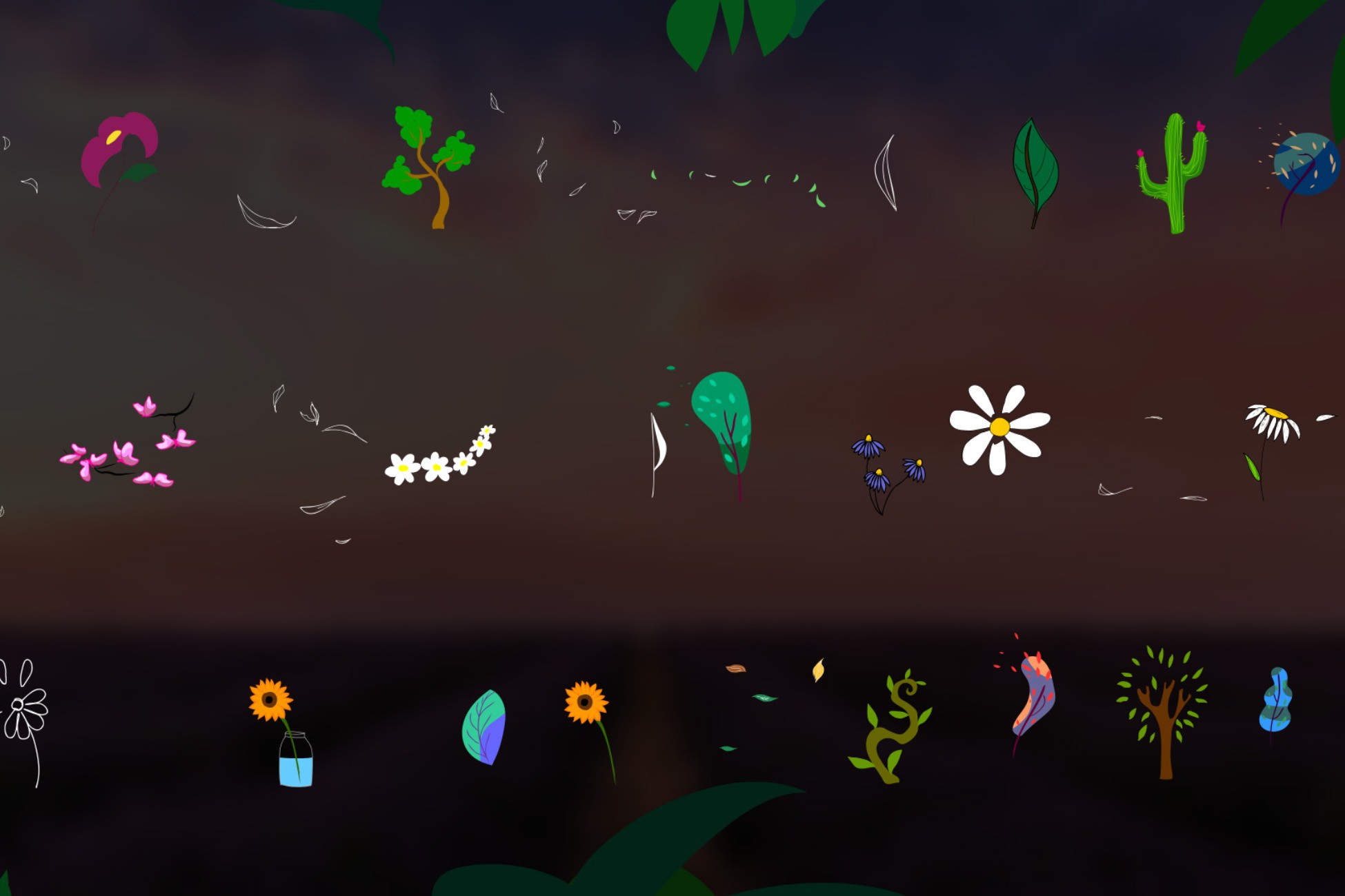 Flowers And Trees (13.04) | 2D Textures & Materials | Unity Asset Store