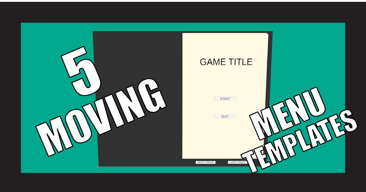 Basic Moving Menu Templates (FREE) | GUI Tools | Unity Asset Store