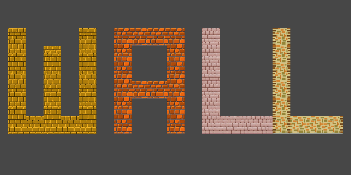 Free Wall tile set | 2D Environments | Unity Asset Store