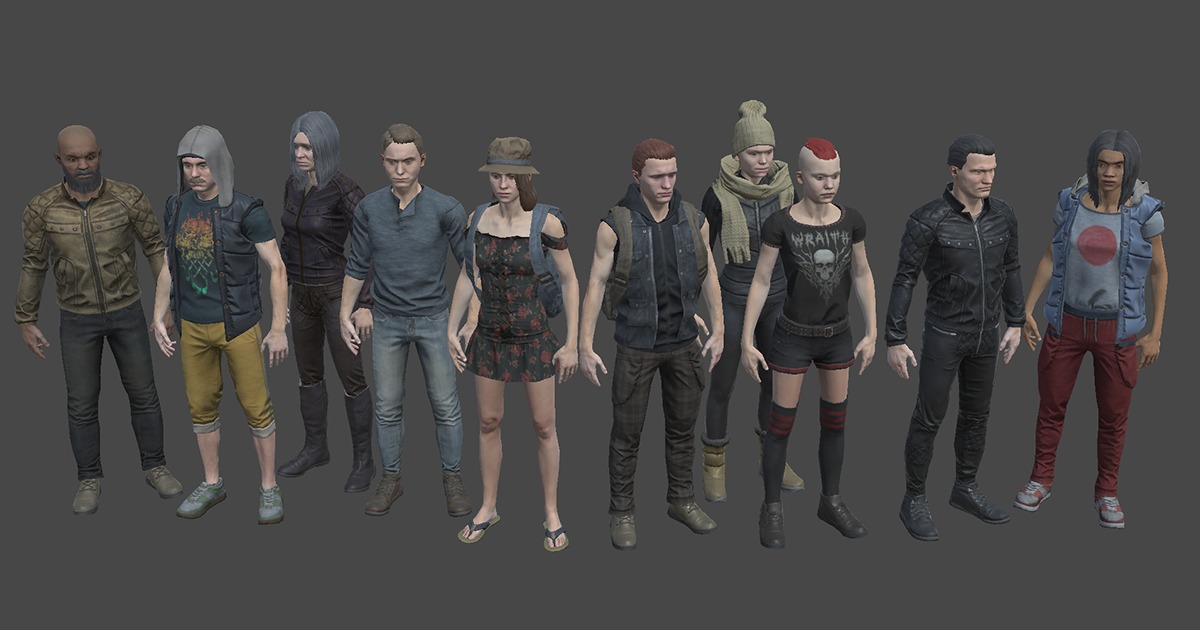 npc_casual_set_02 | Characters | Unity Asset Store