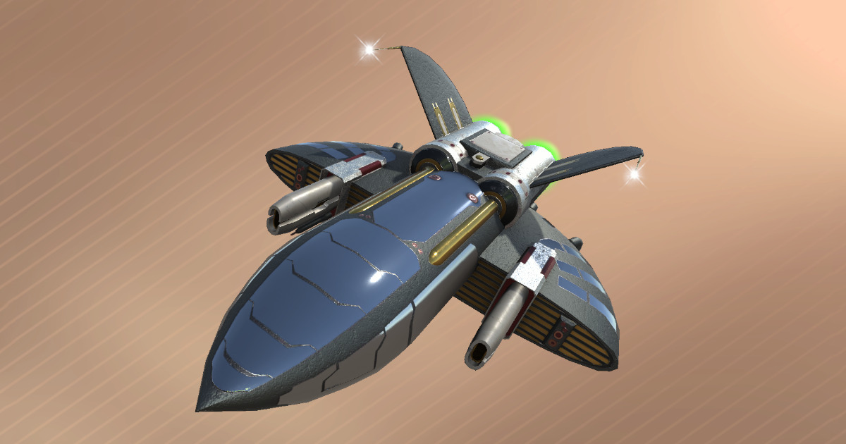 Spaceship Drone "Corvus" | 3D 宇宙飞船 | Unity Asset Store