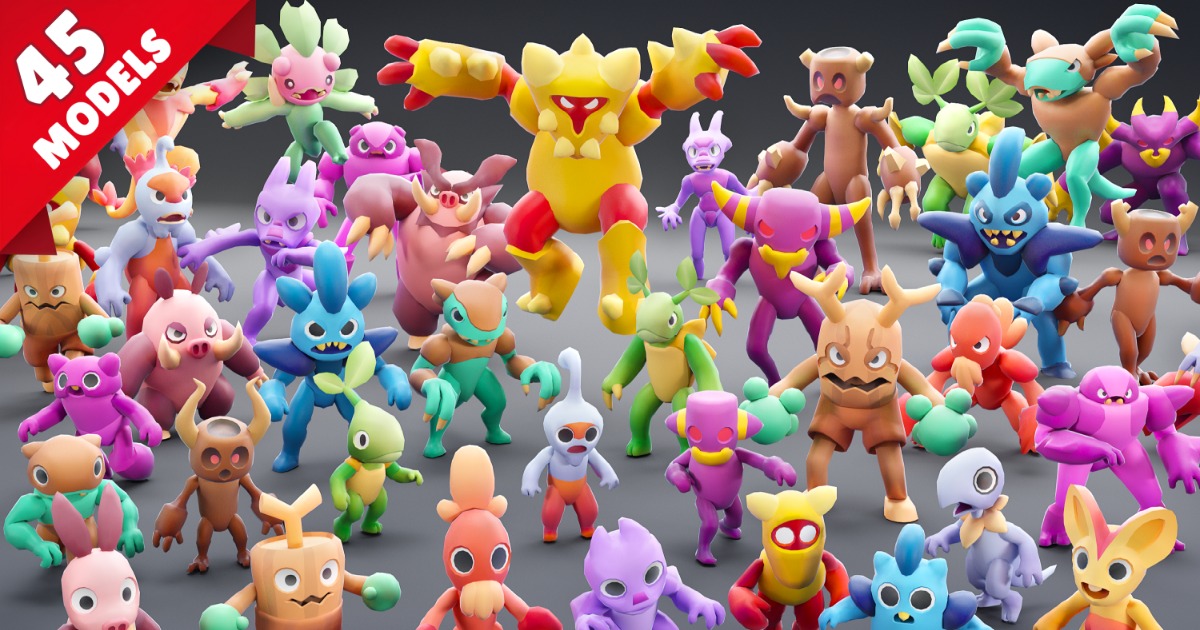 Monsters Mega Pack .1 | 3D Creatures | Unity Asset Store
