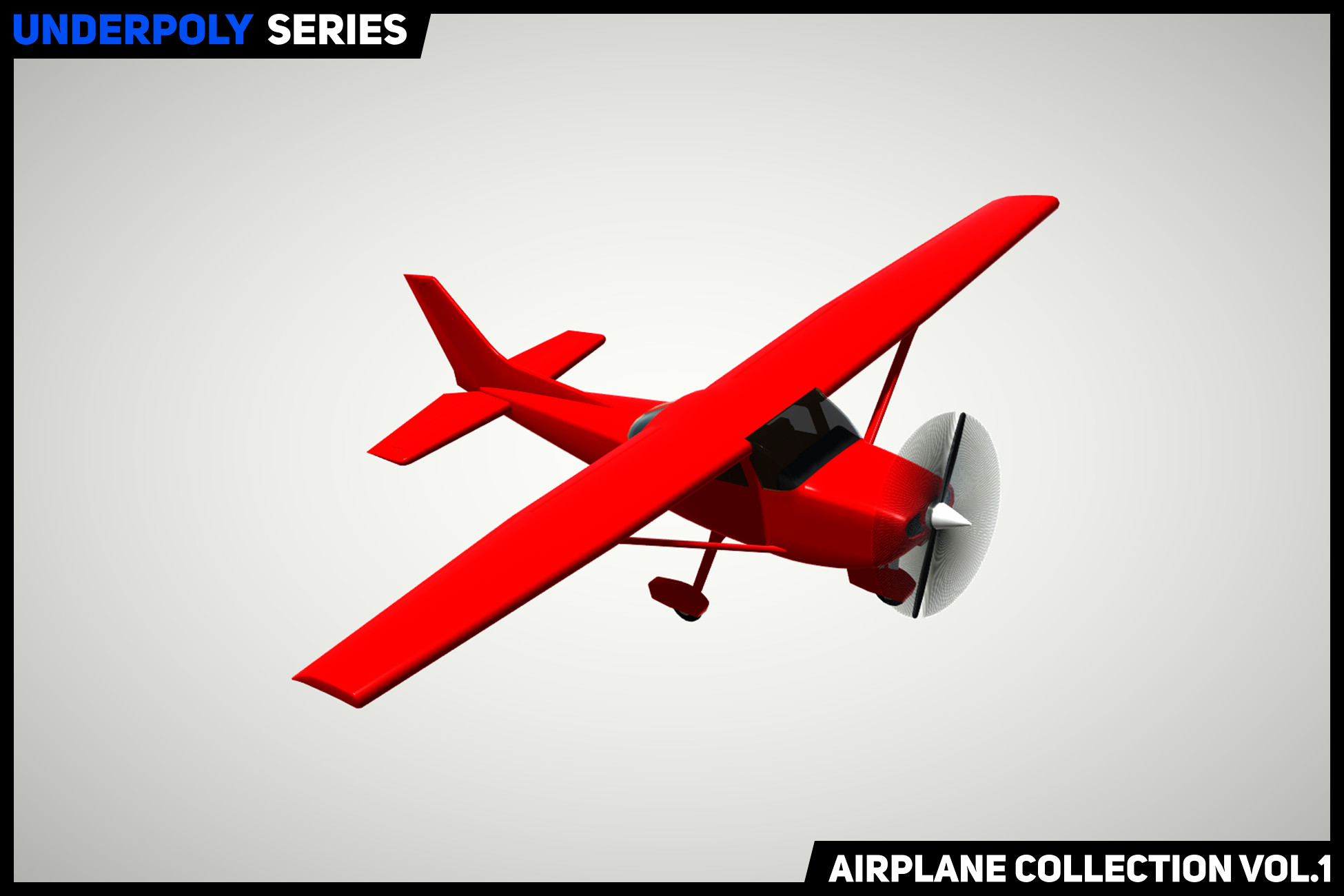 UNDERPOLY: Airplane Collection VOL.1 | 3D 航空機 | Unity Asset Store
