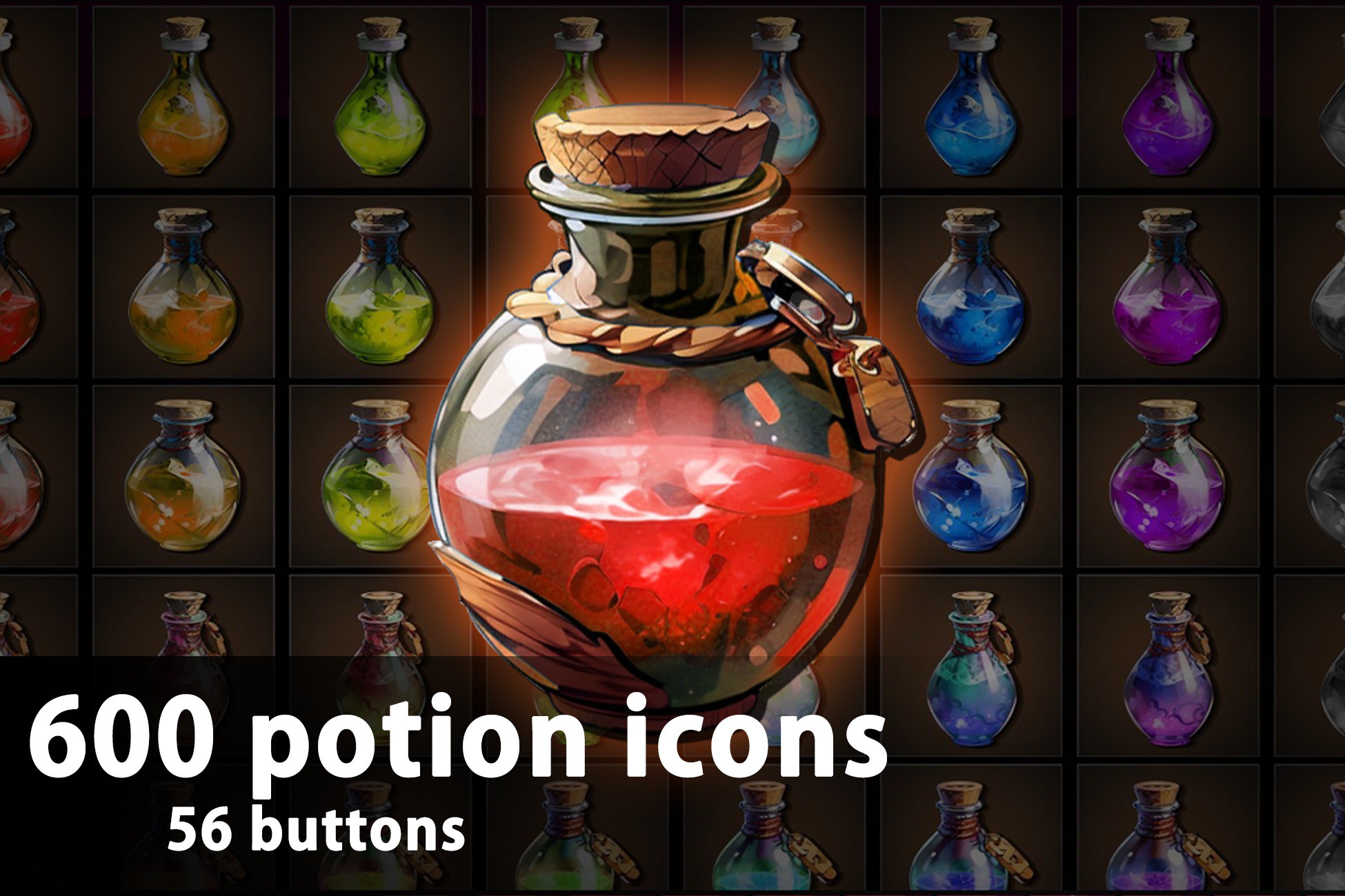 GameRPG_Potion_Icon_Package | 2D Icons | Unity Asset Store