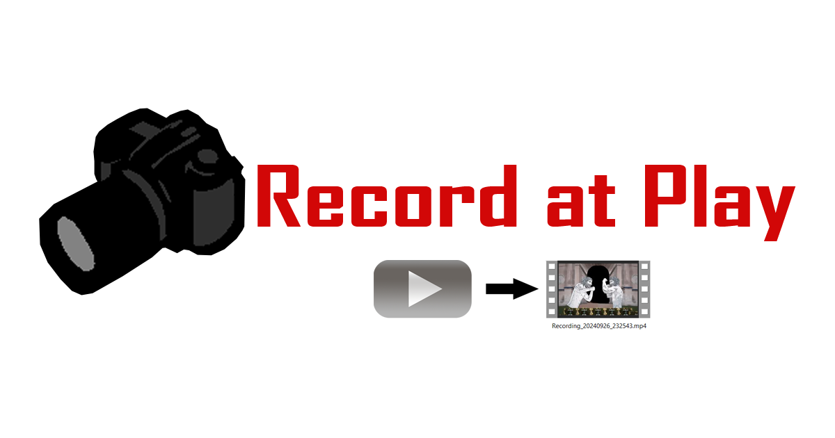 Record at Play | Camera | Unity Asset Store