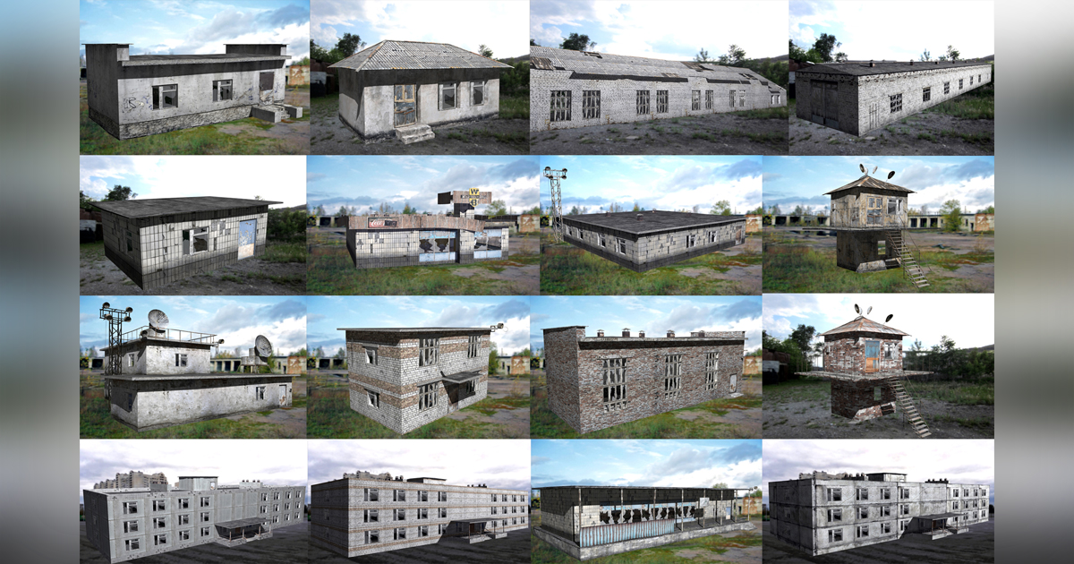 Industrial Buildings Pack | 3D Industrial | Unity Asset Store