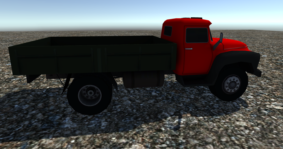 Industrial Small Truck Free | 3D 車両 | Unity Asset Store
