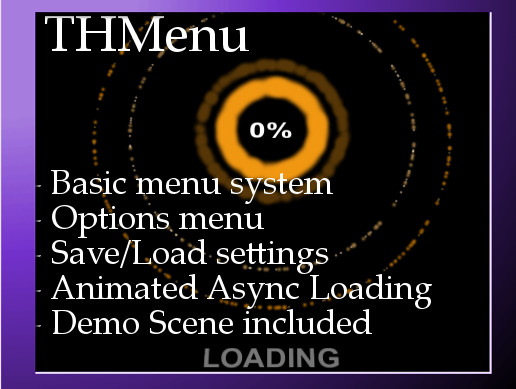 THMenu - Basic Menu System | GUI Tools | Unity Asset Store