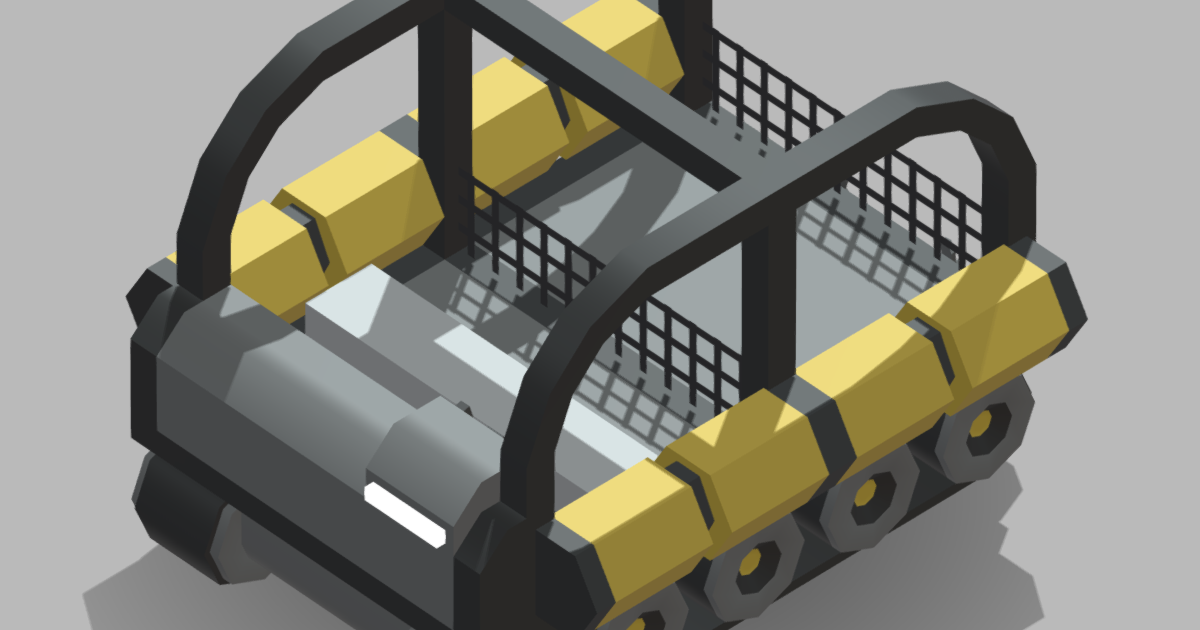 Low Poly Amphibious Vehicle | 3D Land | Unity Asset Store