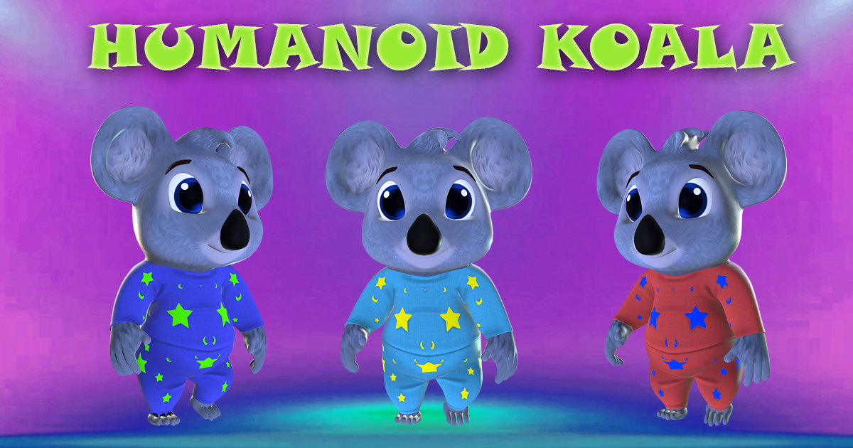 3D Humanoid Koala | Characters | Unity Asset Store