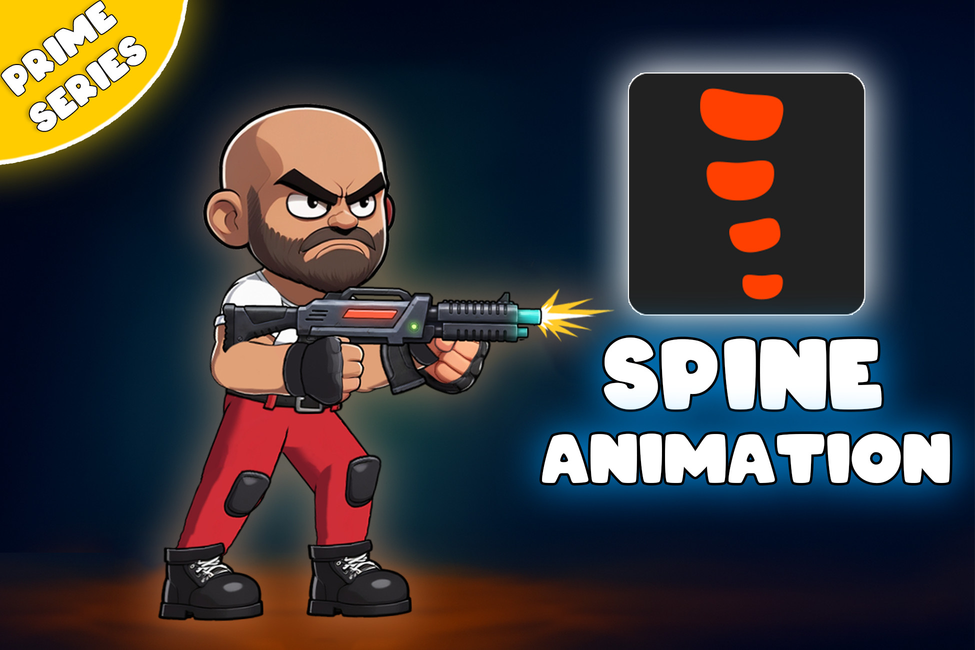 Brock 2D Animated Spine Character(Prime Series) | 2D Characters | Unity ...