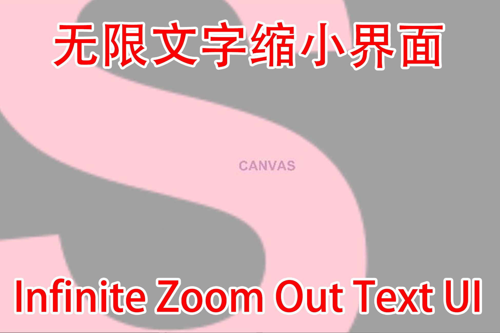 Infinite Zoom Out Text UI | GUI Tools | Unity Asset Store