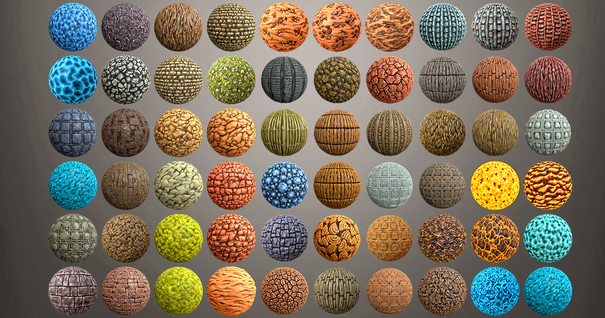 Stylized Texture Pack - VOL.04 Textures | 2D Textures & Materials ...