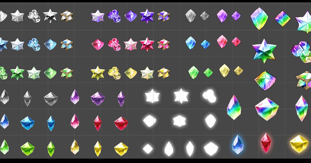 Jewel_Gem_Currency_Diamond_Icons | 2D Icons | Unity Asset Store