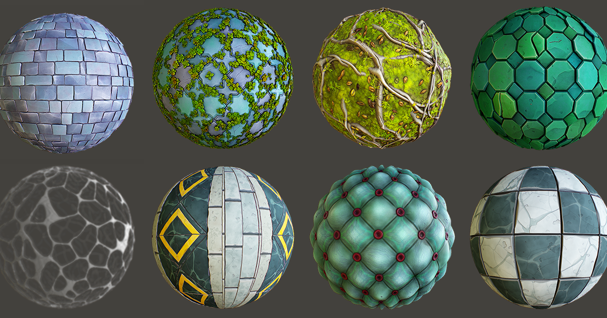 Stylized East Castle Materials | 2D Textures & Materials | Unity Asset ...