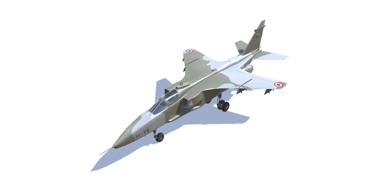 Jaguar Jet Fighter Aircraft | 3D Air | Unity Asset Store