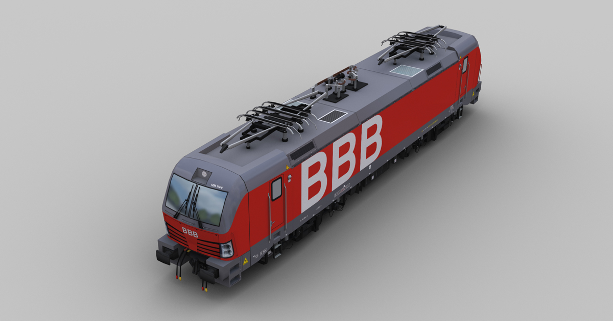 Locomotive Low Poly 2 | 3D Land | Unity Asset Store
