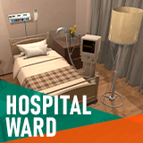 Hospital ward - interior and props