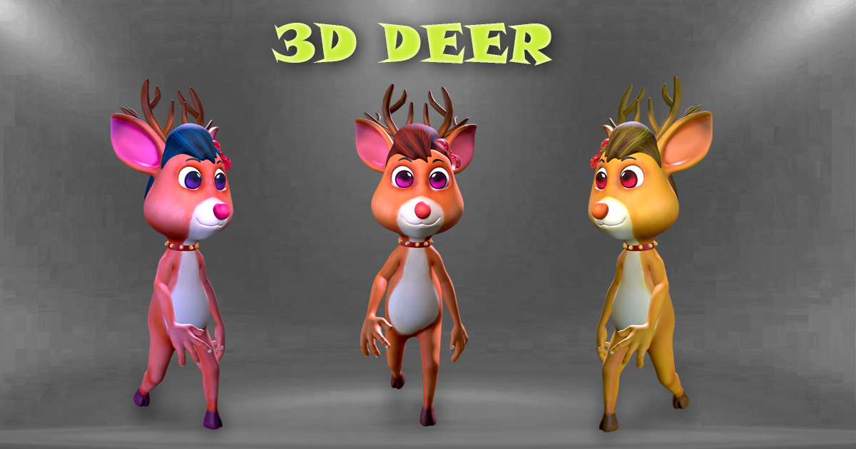 Humanoid Deer Character | Characters | Unity Asset Store