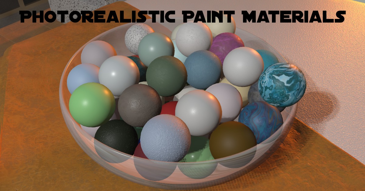 Photorealistic Paint Materials | 2D Textures & Materials | Unity Asset ...