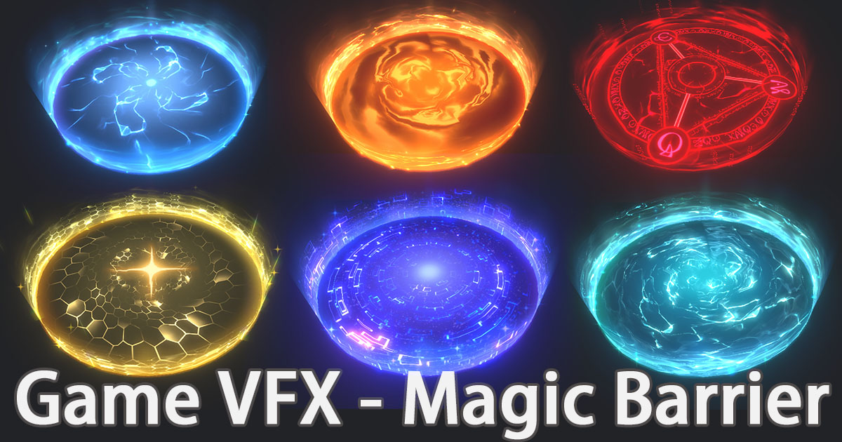 Game VFX - Magic Barrier | VFX Particles | Unity Asset Store