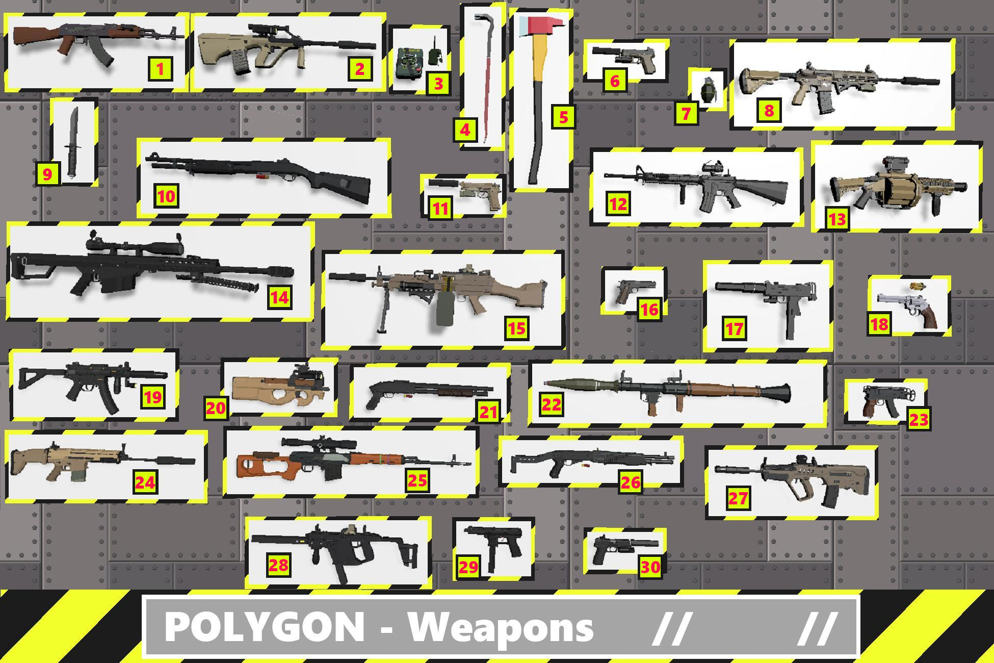 POLYGON - Weapons | 3D Guns | Unity Asset Store