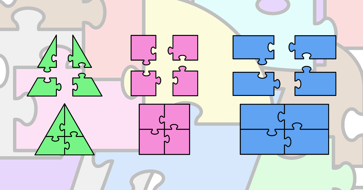 The Puzzle Shapes | 2D 角色 | Unity Asset Store