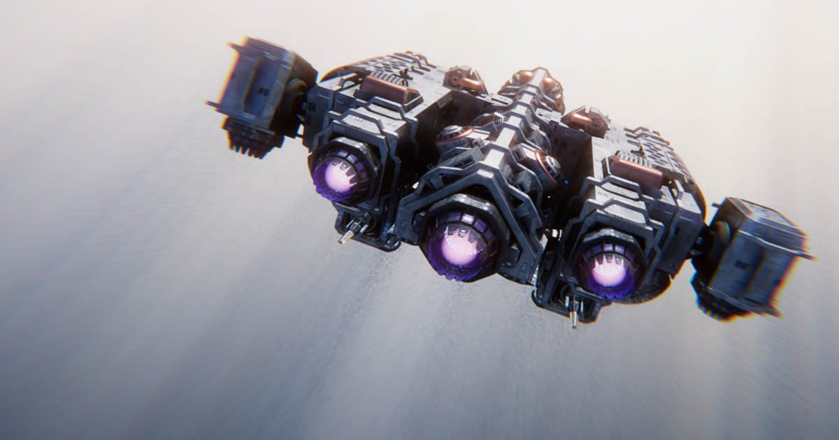 Sci-Fi Heavy Station Set SHUTTLE-2 | 3D Space | Unity Asset Store