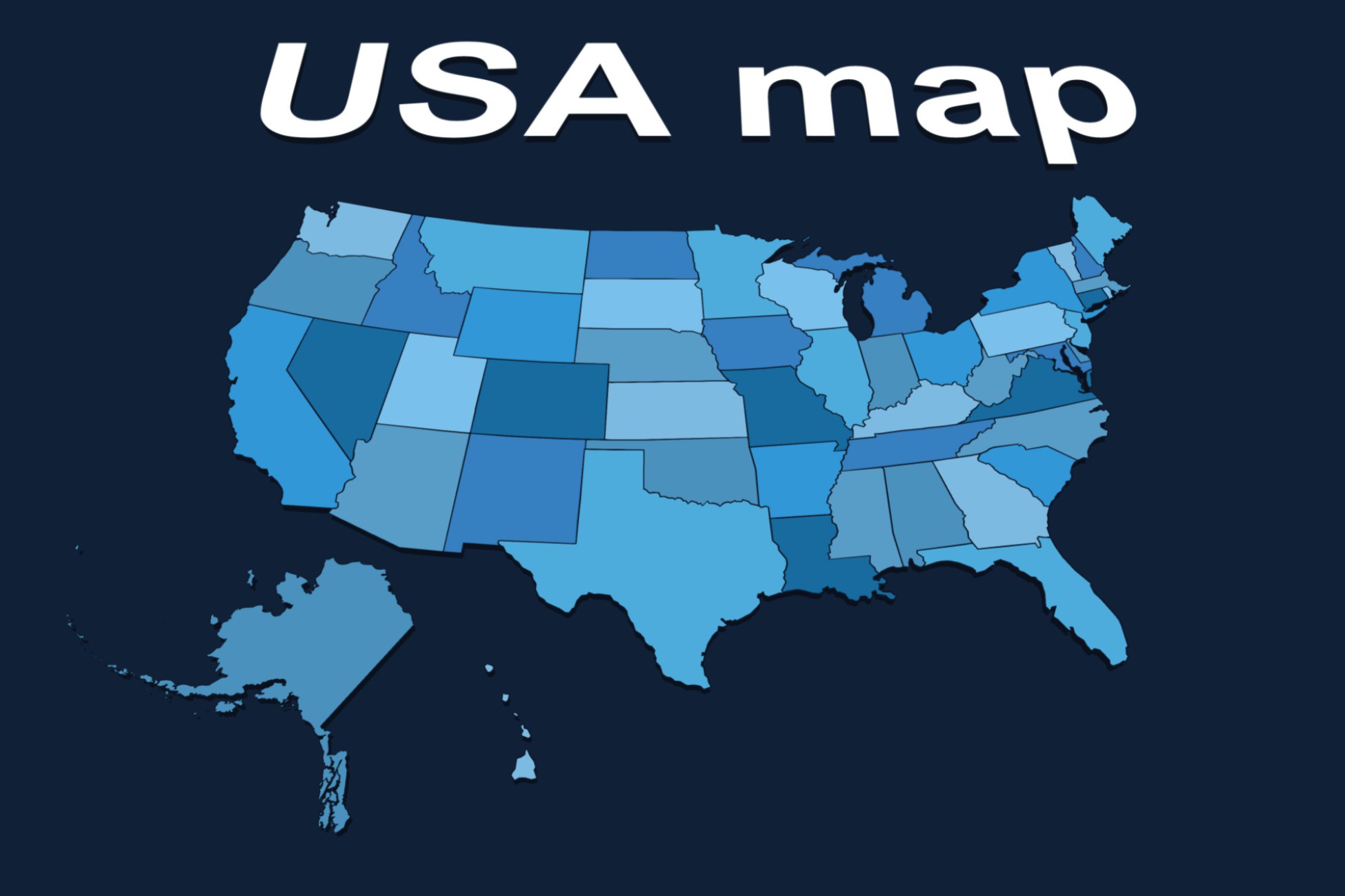 USA map | Utilities Tools | Unity Asset Store
