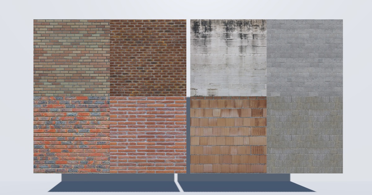 Brick textures Pack 2 | 2D 砖块 | Unity Asset Store