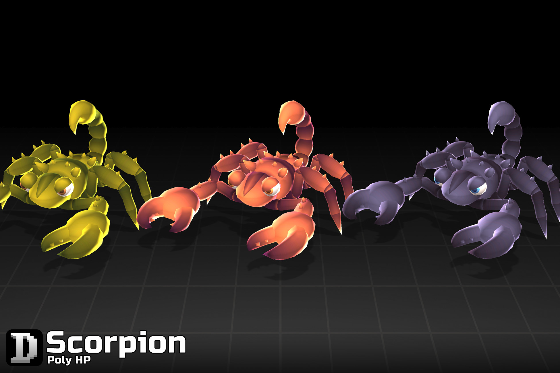 Poly HP - Scorpion | 3D Creatures | Unity Asset Store