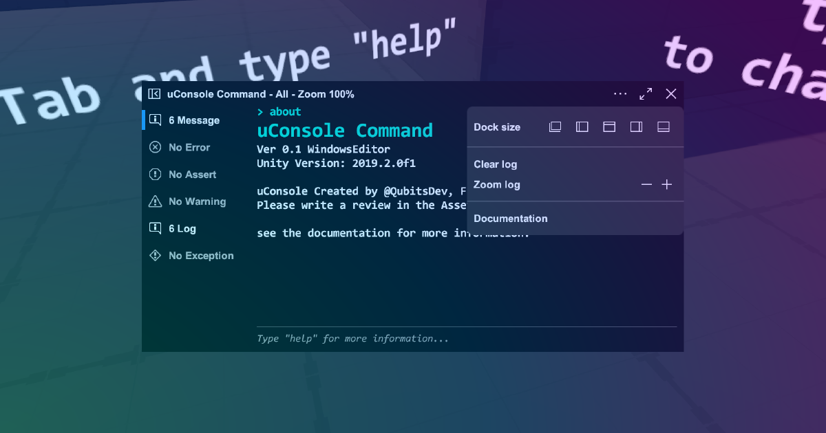 uConsole | Game Toolkits | Unity Asset Store