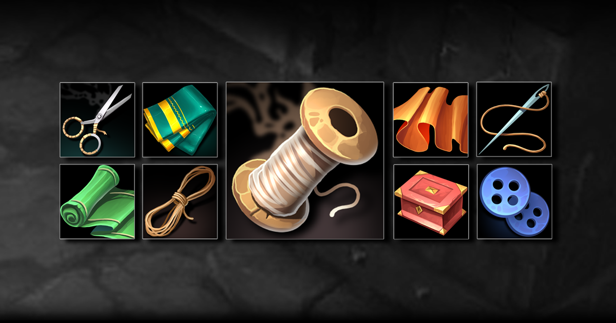 RPG Tailoring Icons | 2D Icons | Unity Asset Store